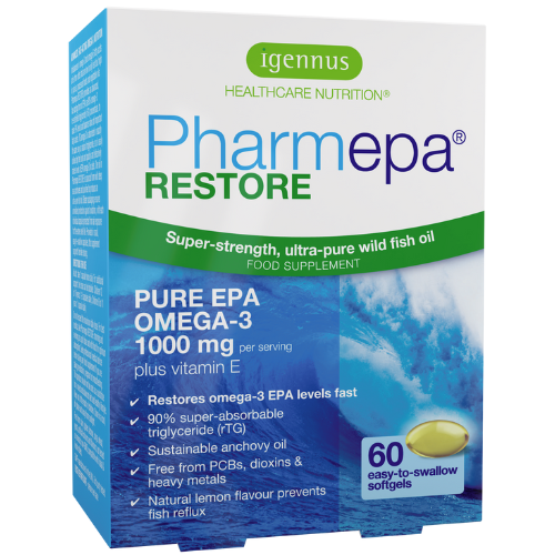 Pharmepa Restore, 1000mg Pure EPA Omega-3 Fish Oil, High Absorption rTG ...